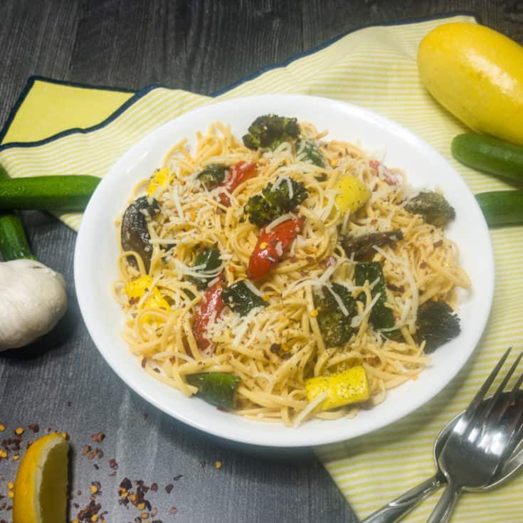 Roasted Vegetable Primavera | Inspired Fresh Life